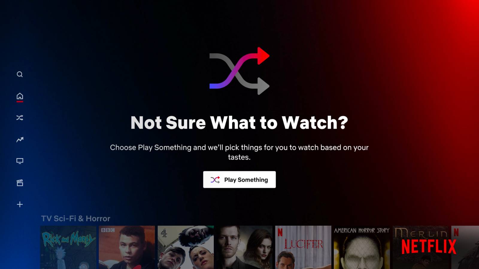 Netflix testing 'Play Something' button on mobile, Android first