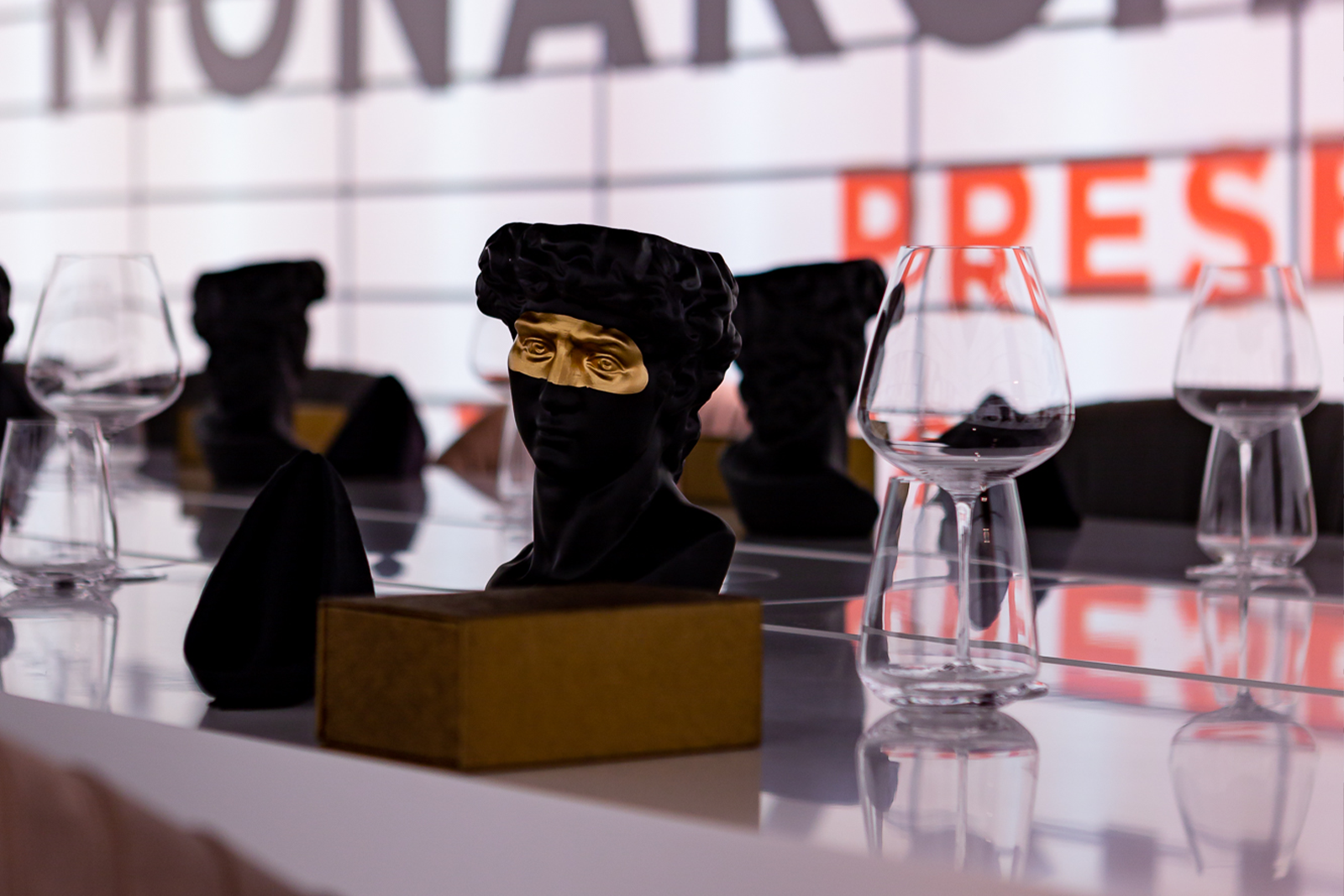 This DC-themed restaurant has projectors for immersive meals