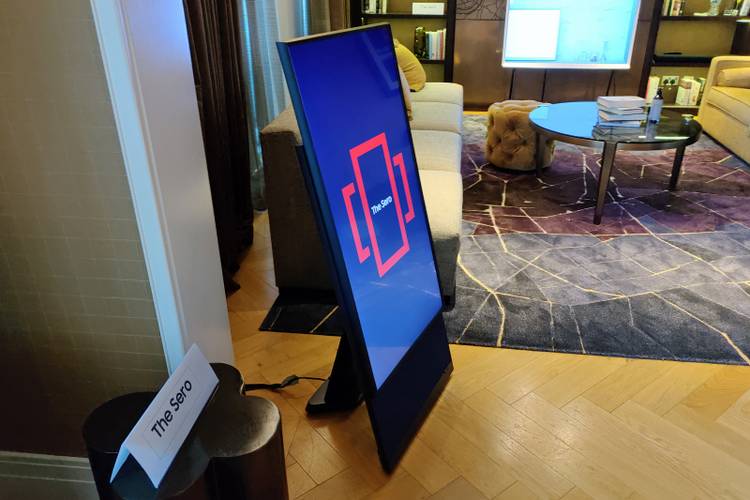 Samsung The Sero initial review: Turning TV on its head