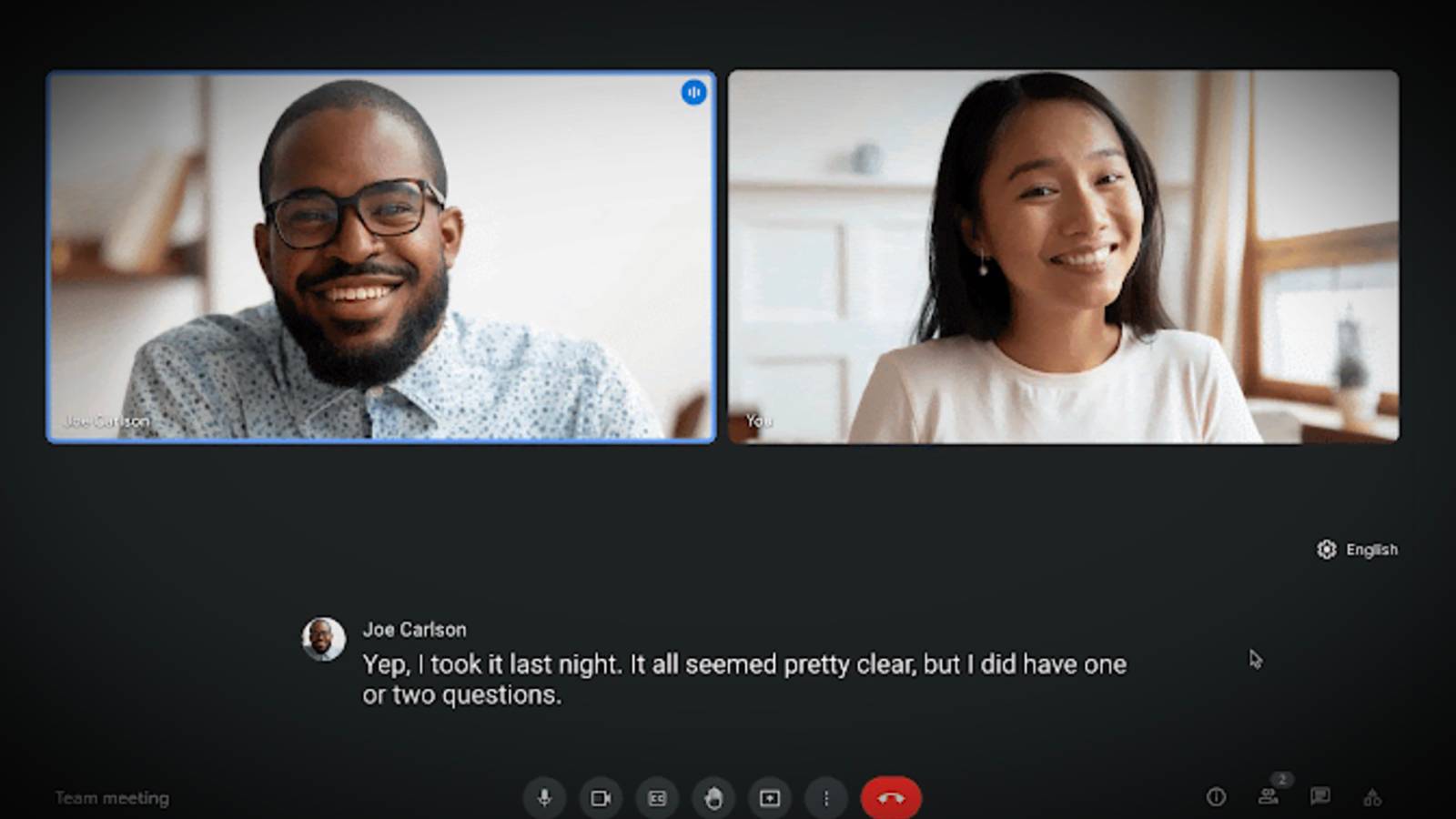 How to turn on live translated captions in Google Meet calls