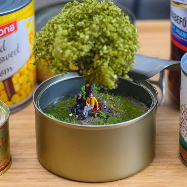 This amazing artist uses tiny figures to create brilliant mini worlds