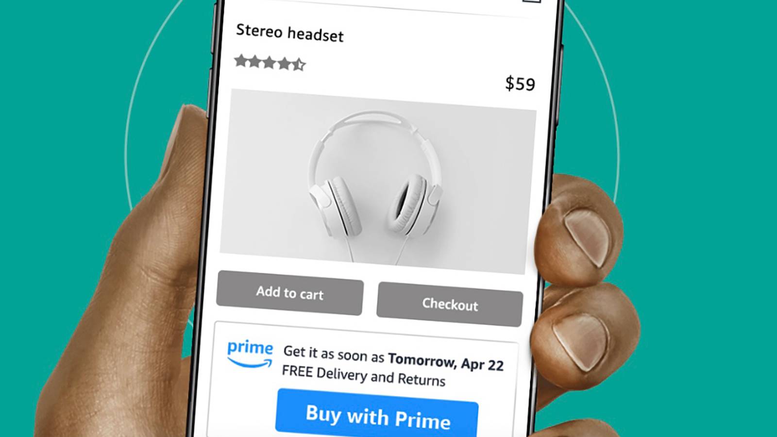 You can get free shipping if a store uses 'Buy with Prime'