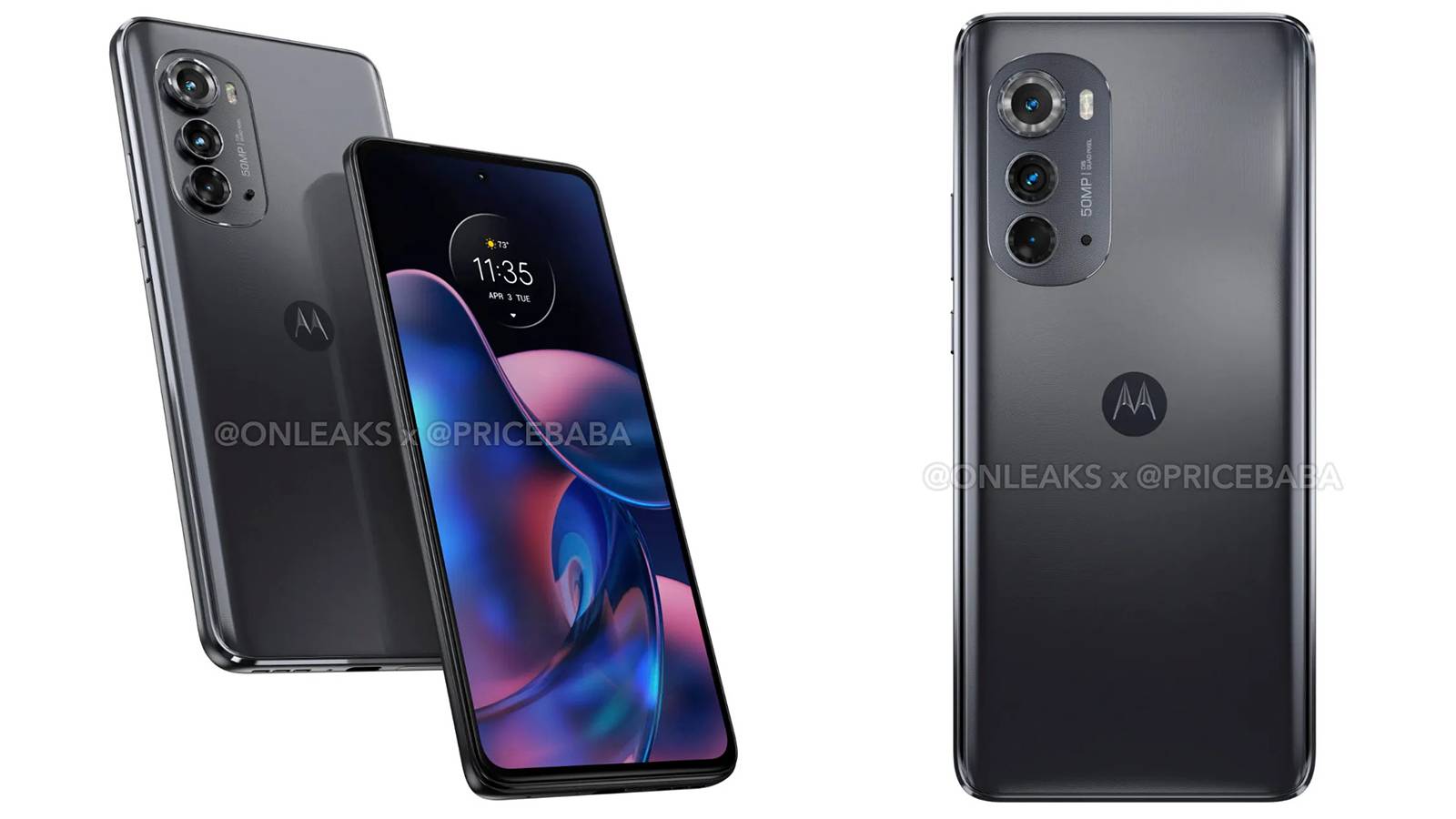 Leaked renders show the Motorola Edge 2022 in detail