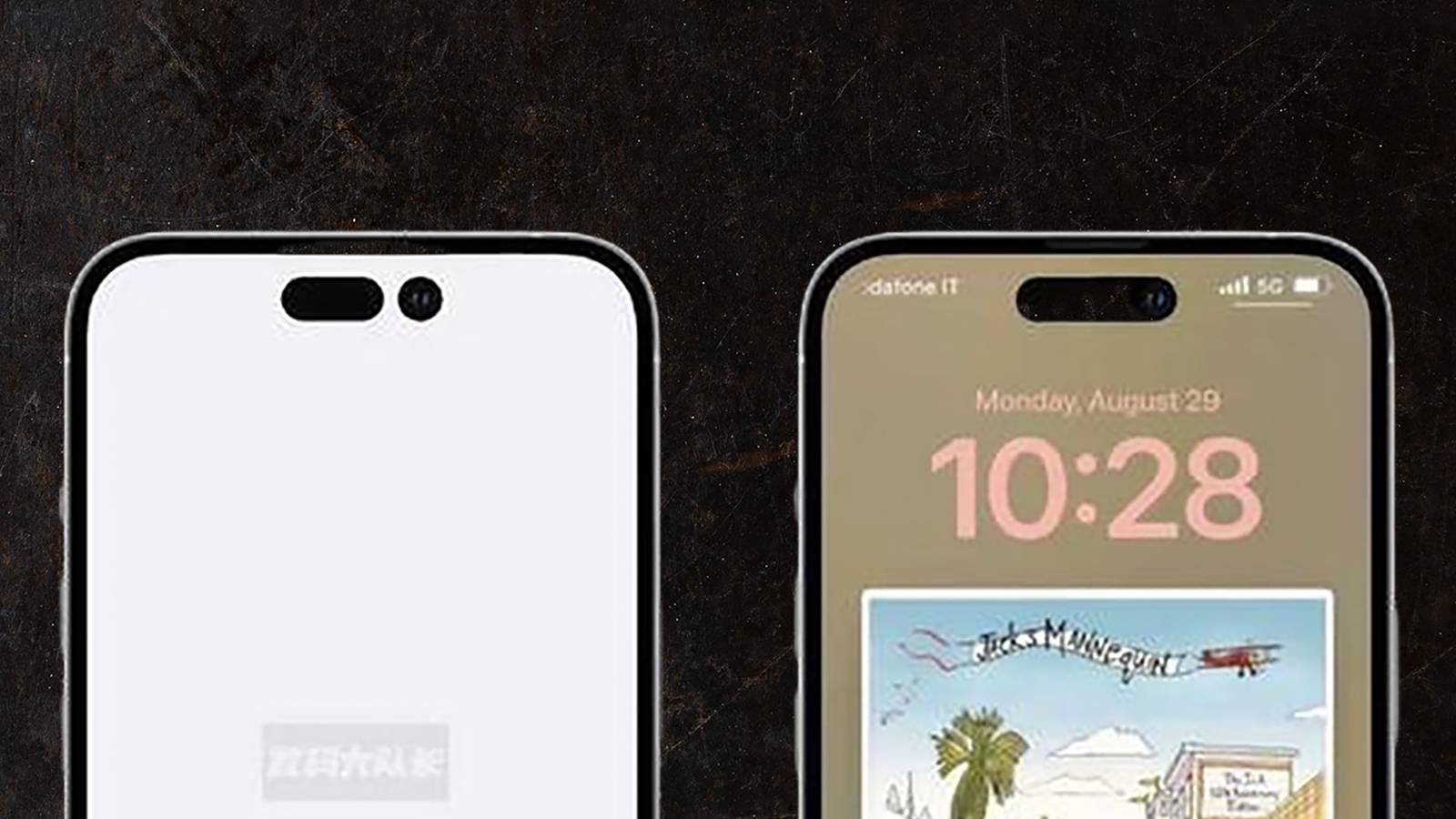 iPhone 14 Pro cutout looks like wide pill when display is on
