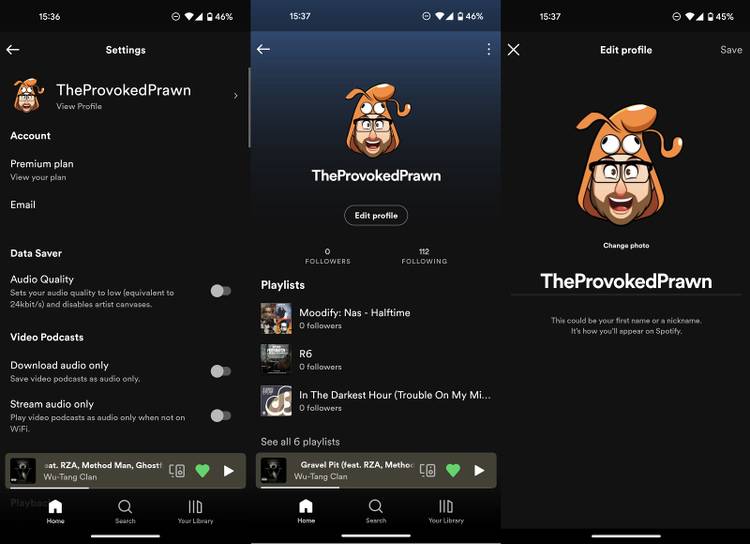 How to change your Spotify username