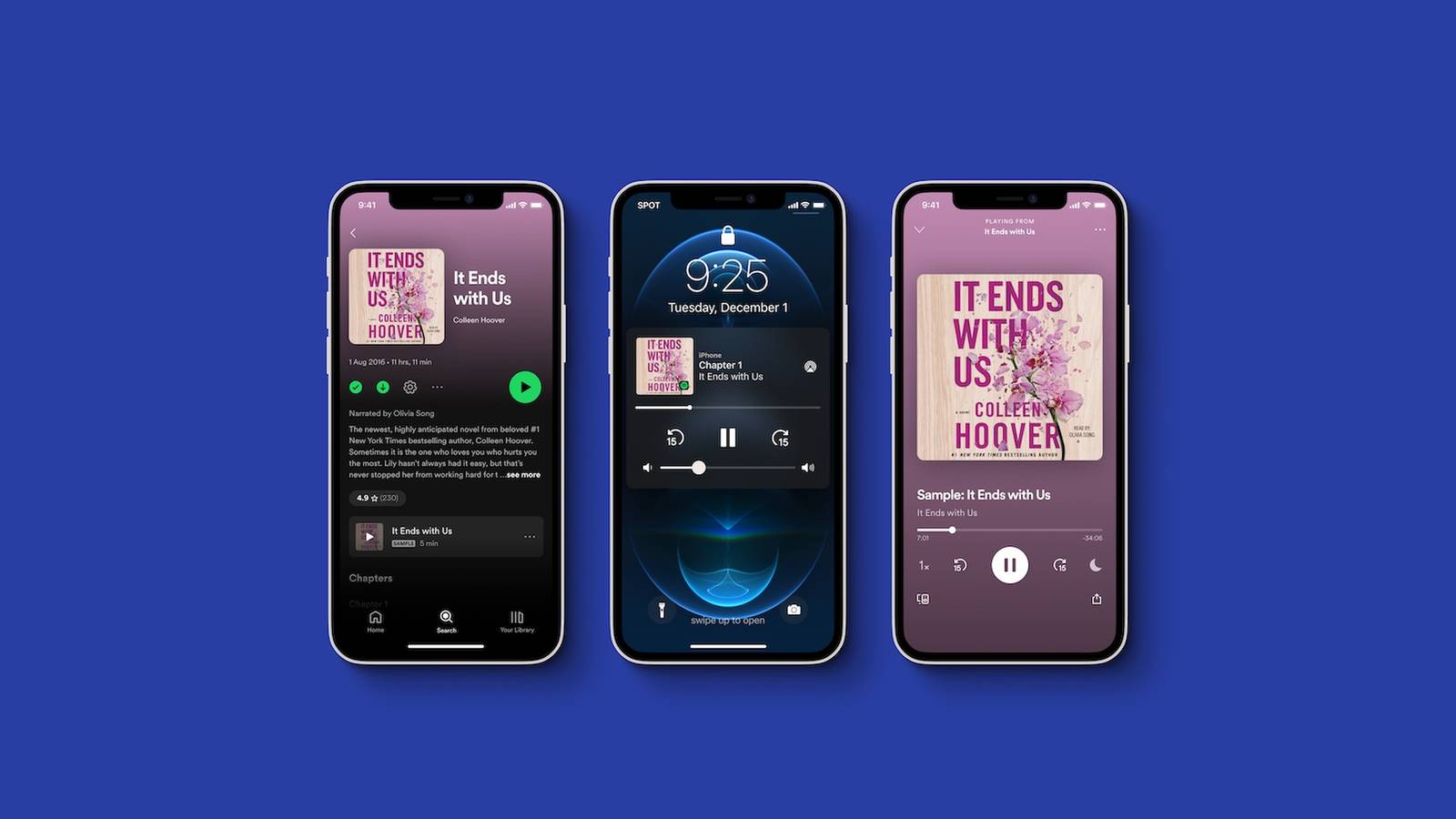 More than 300,000 audiobooks are available to UK Spotify listeners