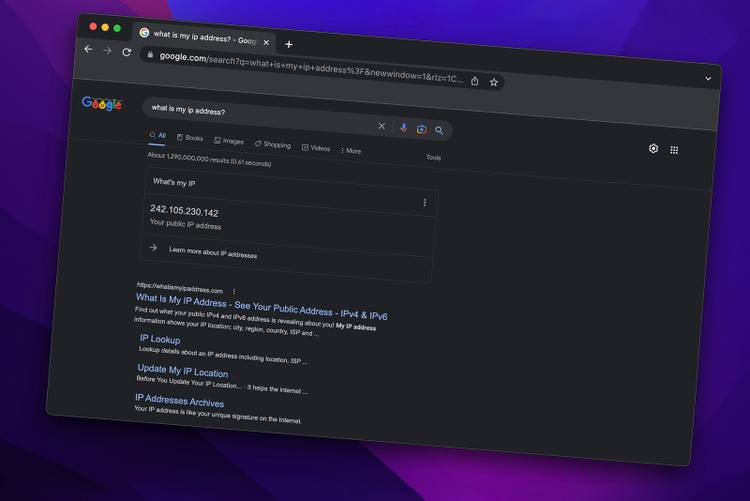 How to easily find your public IP address in two quick steps
