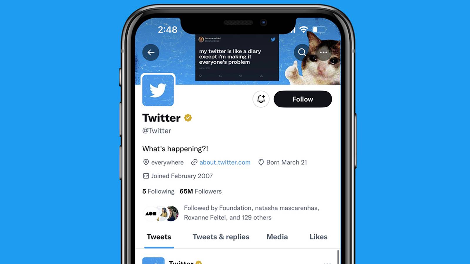 Why are some Twitter profile pictures square now?