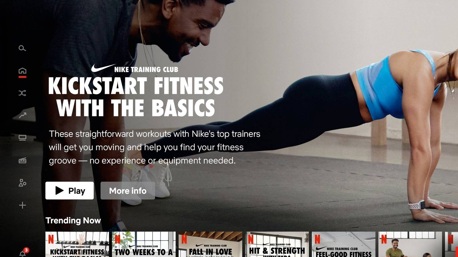Netflix is adding Nike workouts for fitness at home