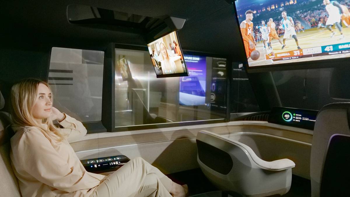 LG's future in-car screens include slidable OLED display