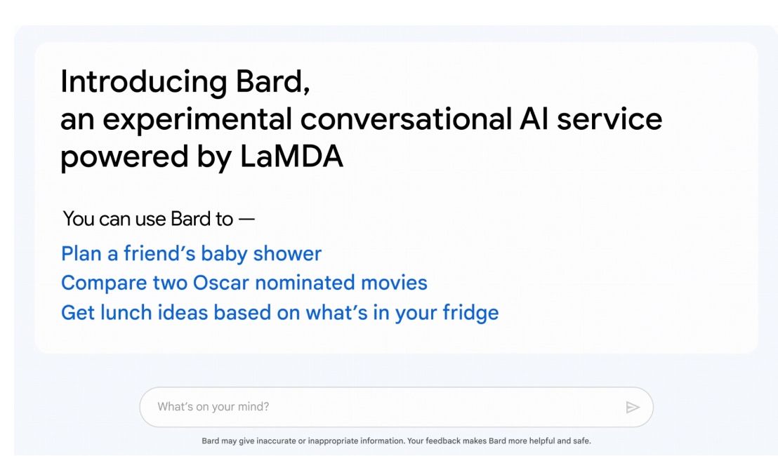 Bard: What we know about Google's ChatGPT alternative