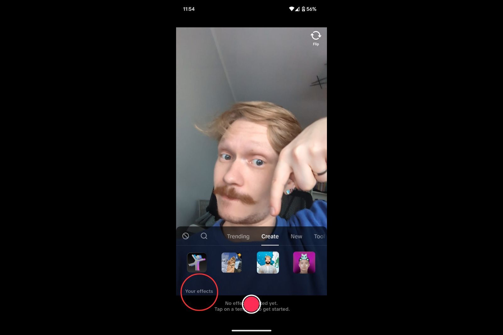 How to make effects on TikTok using the Effects tray: Spice up your videos