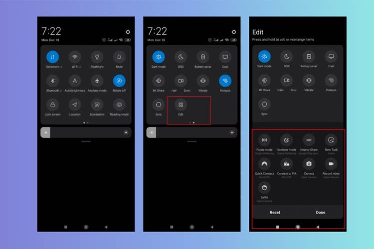 How to see which Android apps are running from Quick Settings