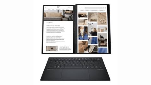 This Asus laptop has two screens and a detachable keyboard