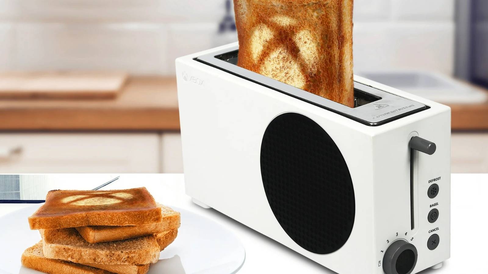 Xbox Series S toaster is here to burn an Xbox logo onto bread