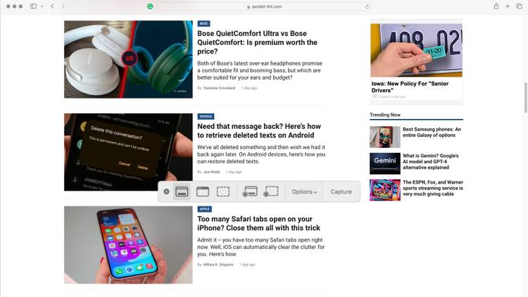 How take a screenshot on a Mac: 4 different ways