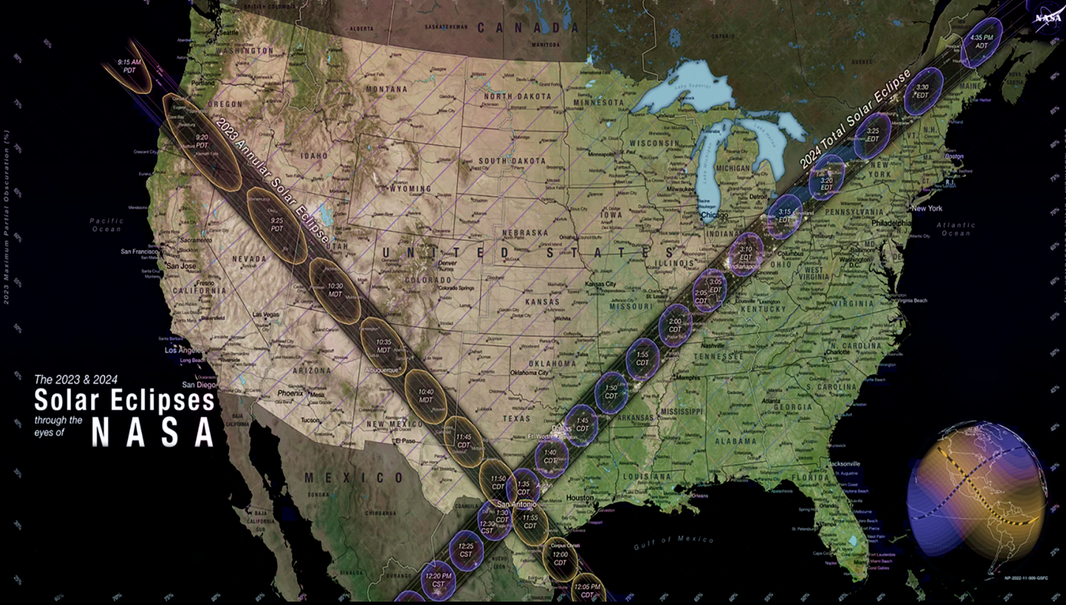 Solar eclipse 2024: Map and glasses for the ultimate view