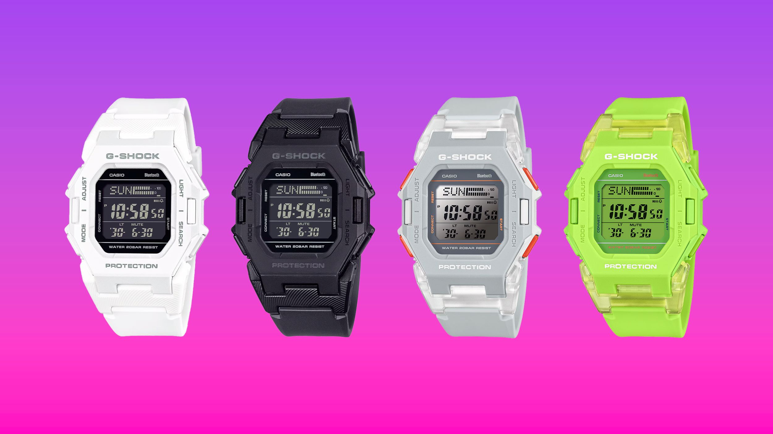 Casio’s newest G-Shock watch is a colorful step counter