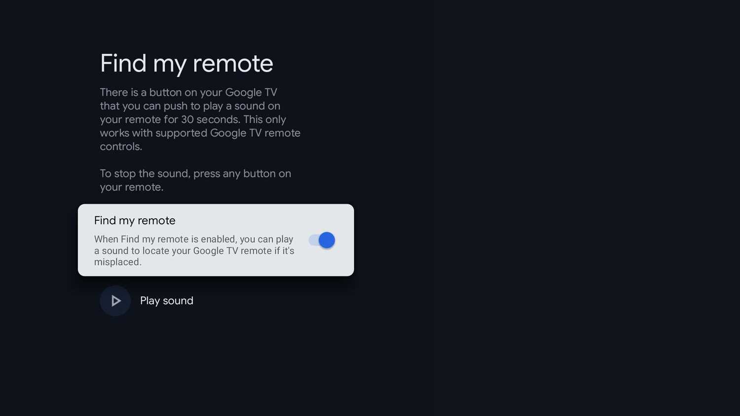 How to use Google TV Find My Remote