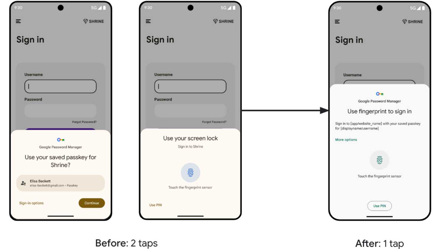 Google's latest Android 15 beta simplifies passkey usage and improves ...