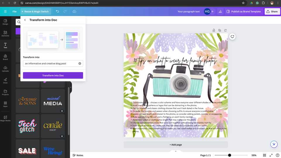 6 new AI features for Canva creators
