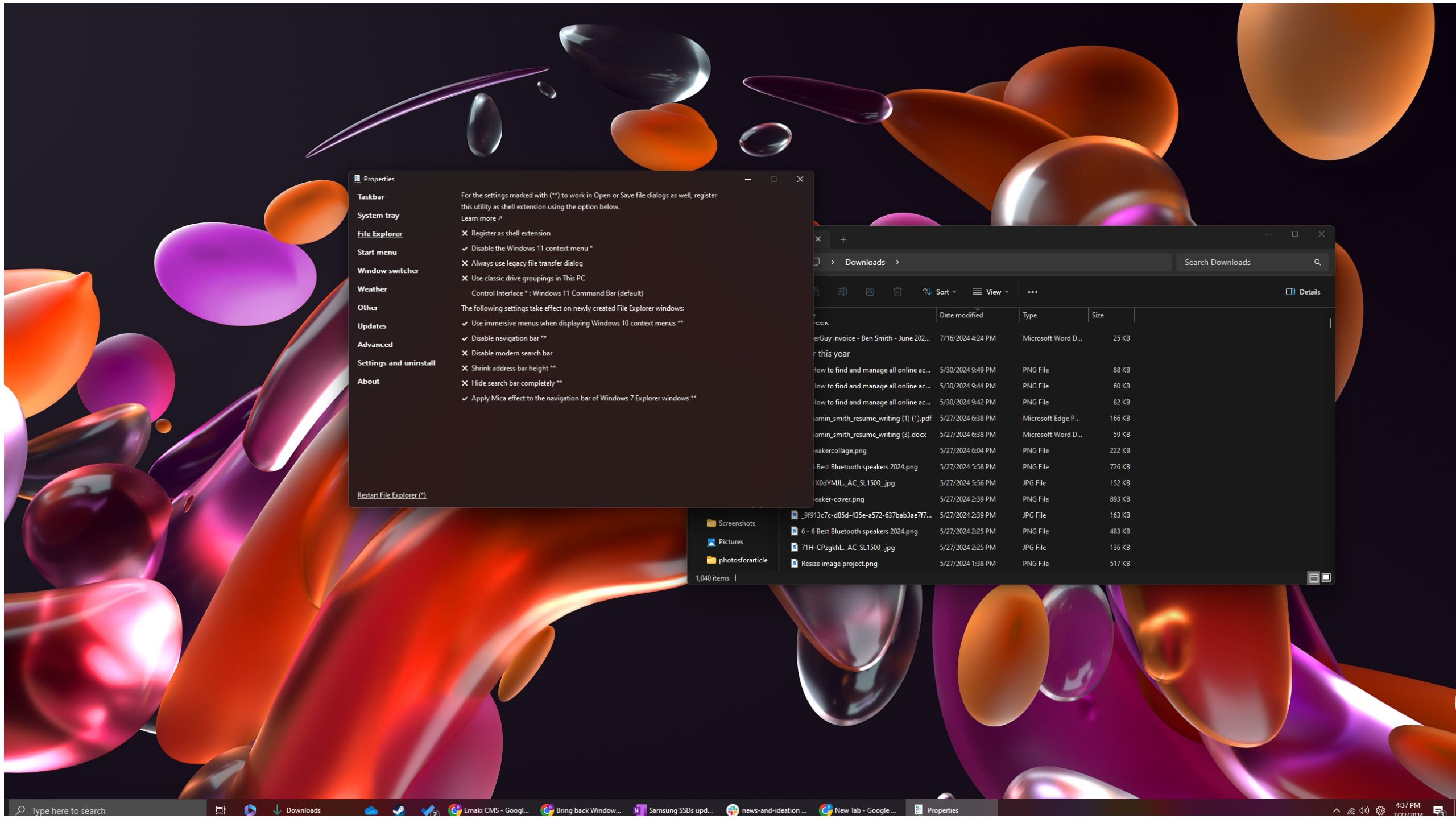 How to customize Windows 11's taskbar