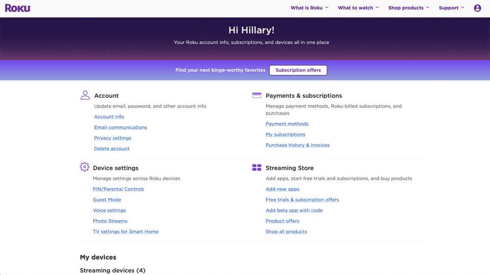 How I find and manage my Roku subscriptions
