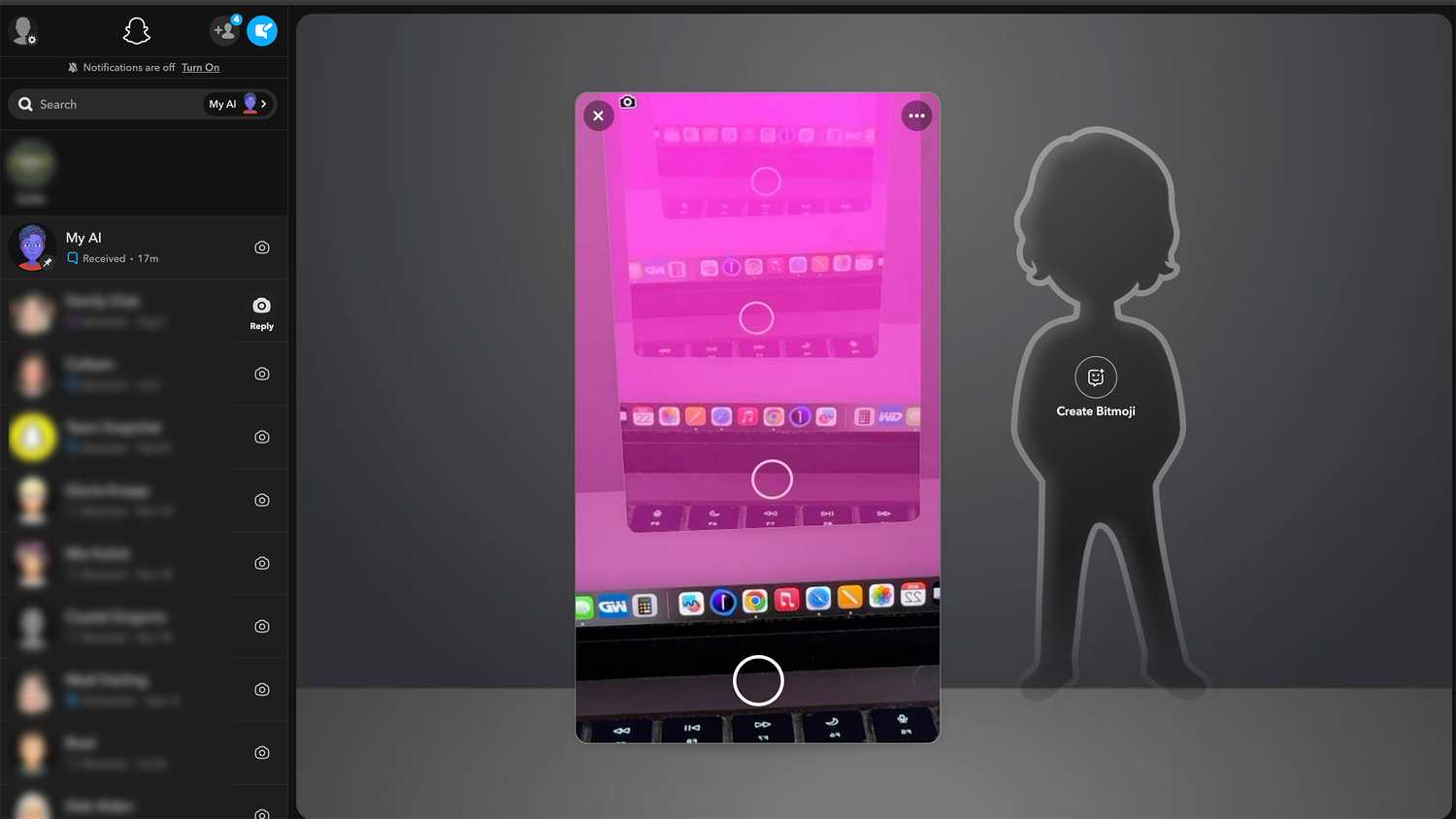 Can you access Snapchat without the app?