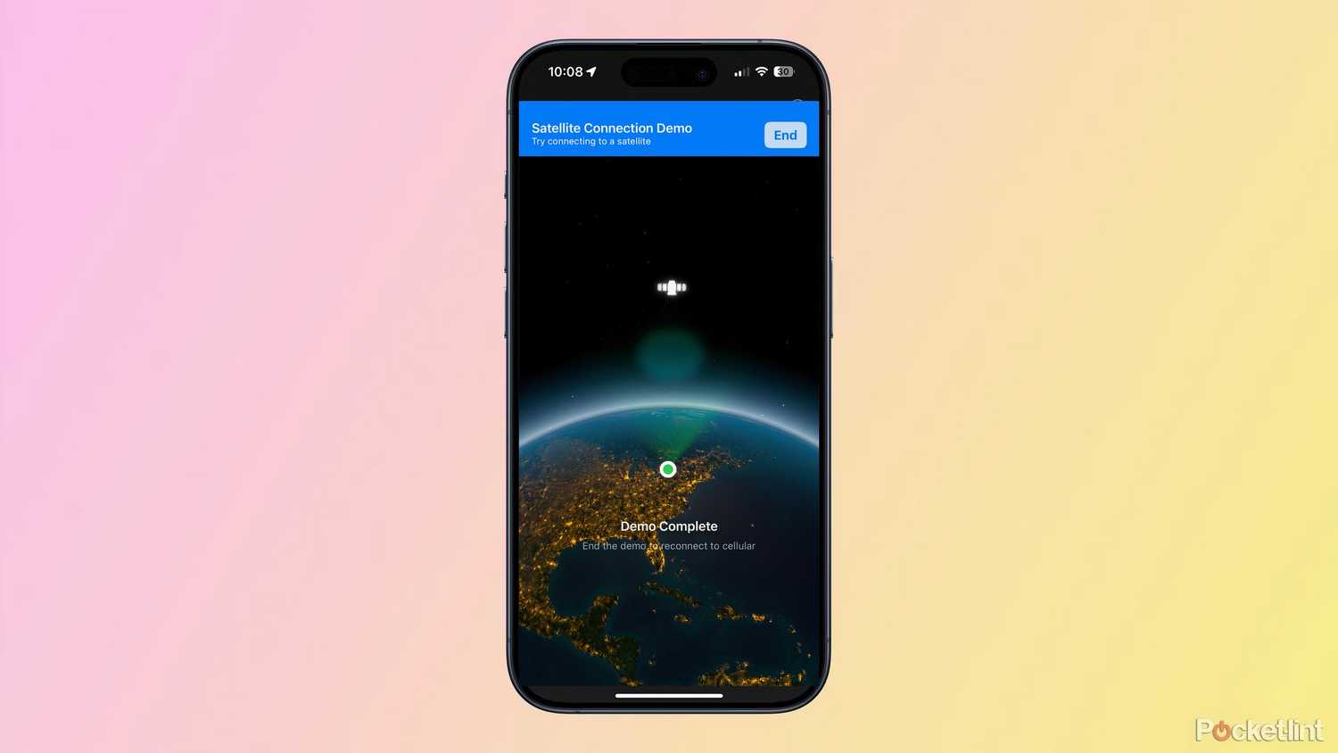 How to send messages using Messages via satellite on iPhone