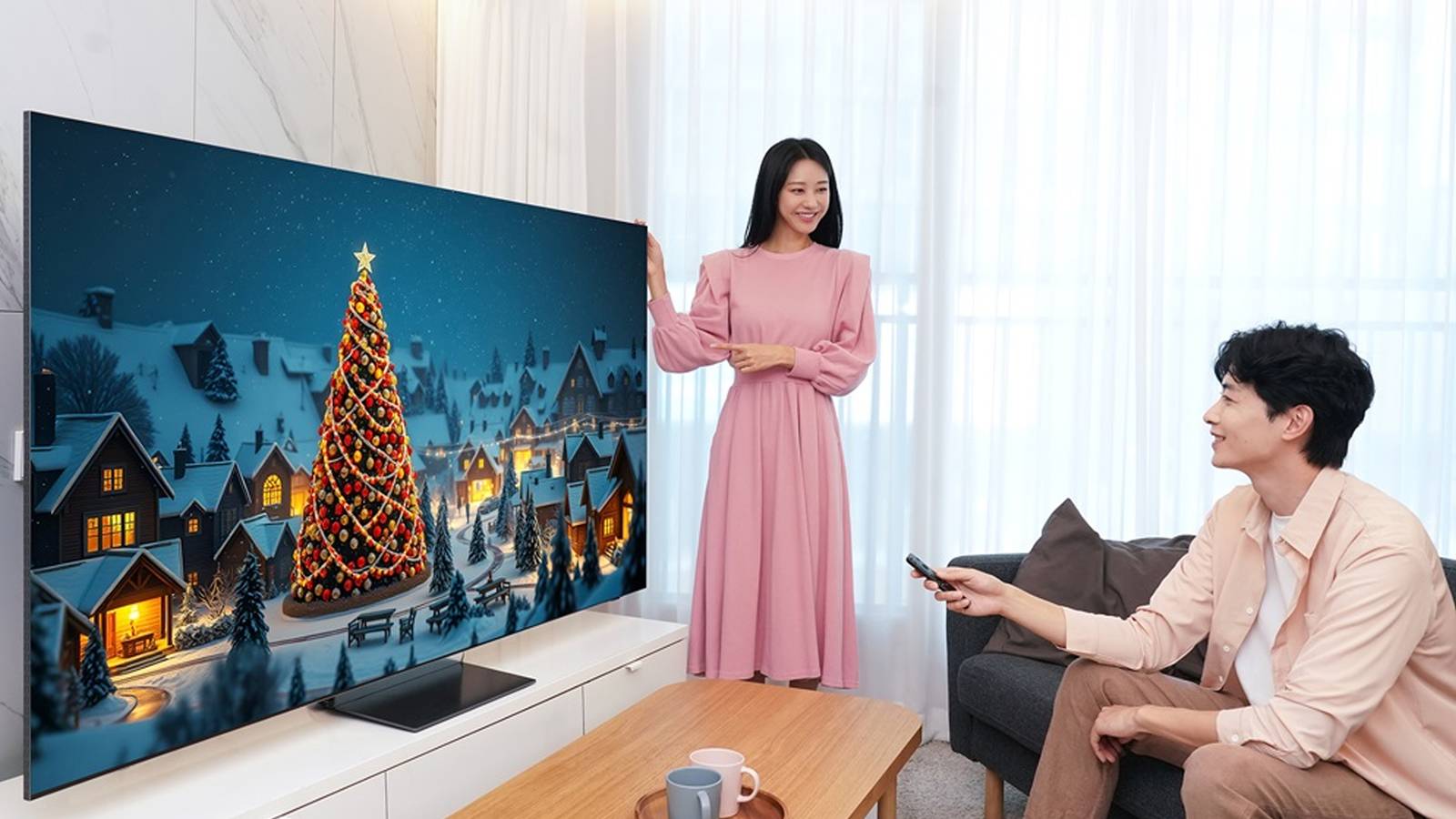 AI-generated wallpapers are coming to Samsung's AI TVs