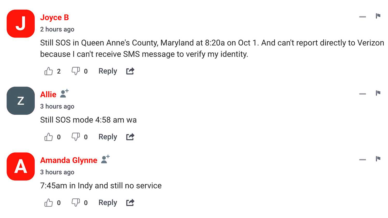 Verizon says it has resolved its massive service outage after a full ...