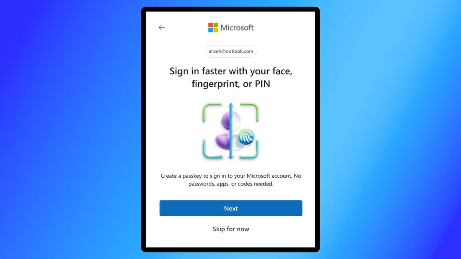 Microsoft makes passwords a thing of the past for new users