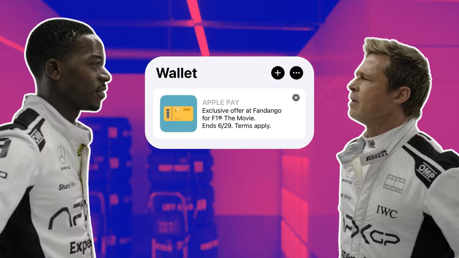 This F1 stunt in your Apple Wallet deserves a penalty flag