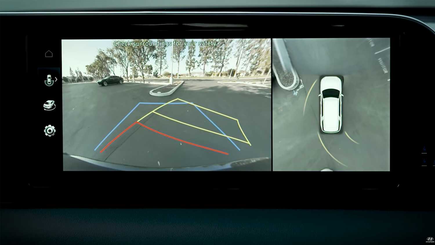 I figured out exactly what the lines on my car's backup camera mean