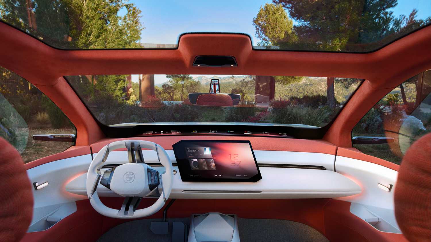 futuristic car interior