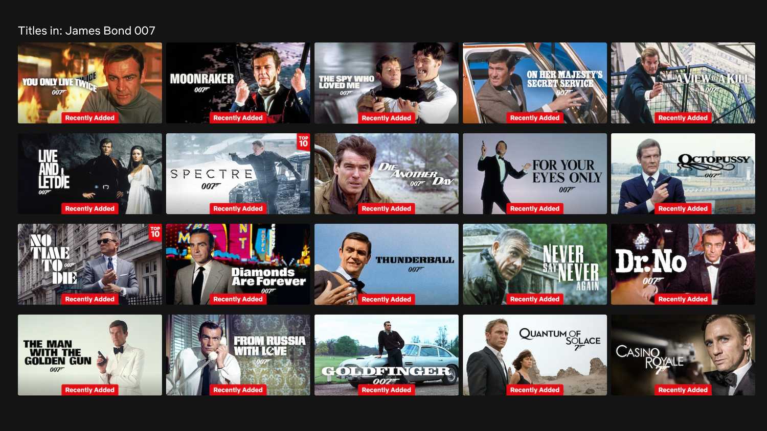 All 25 James Bond movies just moved to a new streaming home