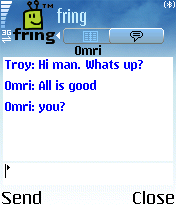 fring mobile VoIP application