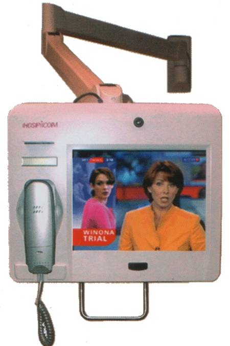 Hospicom hospital bedside computer