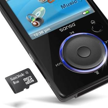 SanDisk Sansa Fuze MP3 player