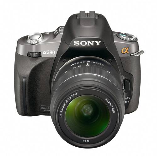 Sony Alpha A380 DSLR camera