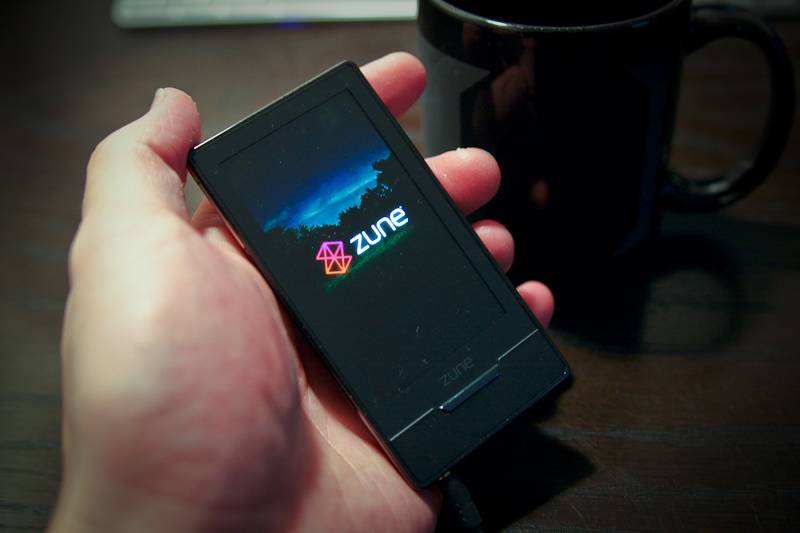 Microsoft Zune HD MP3 player