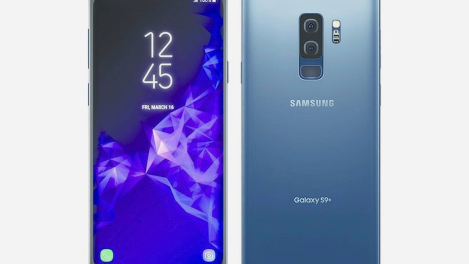 Want to see Samsung's Galaxy S9+ phone in 'Coral Blue'? Here you go