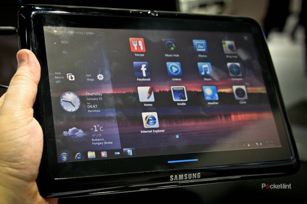 Samsung Sliding PC 7 Series hands-on