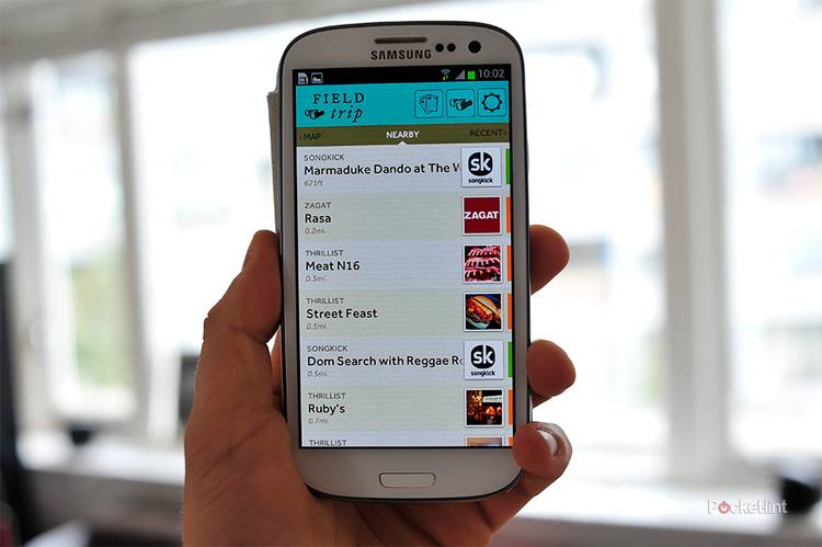 Google Field Trip app pictures and hands-on