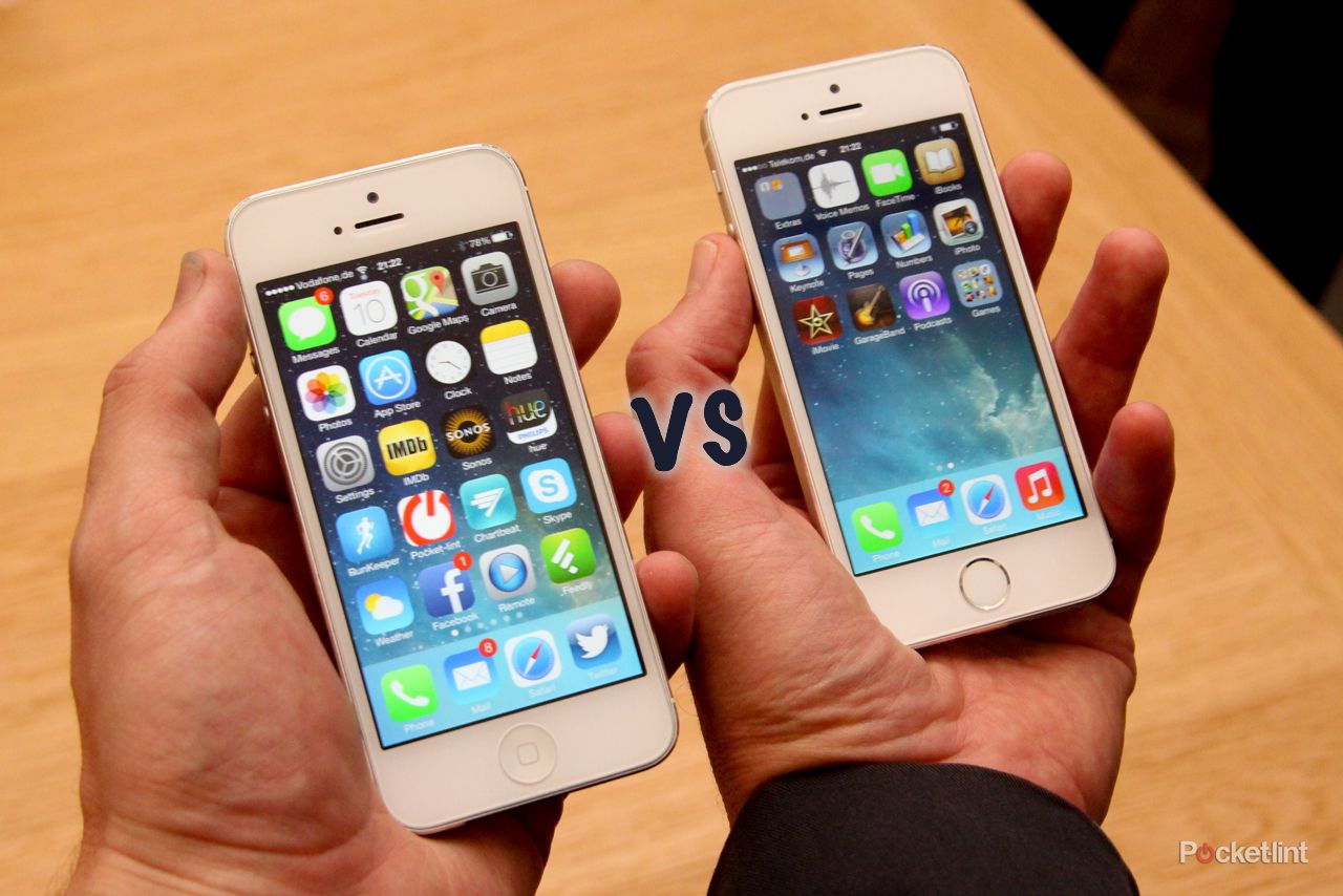 Iphone 5 Vs 5s Front