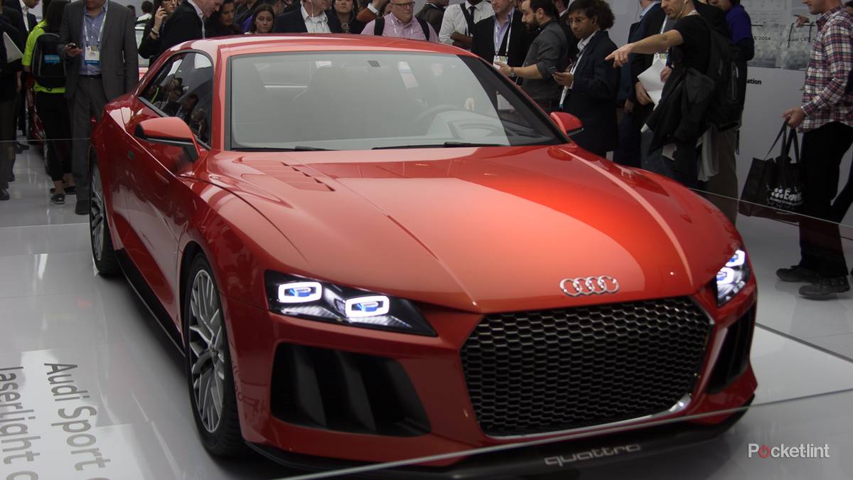 Audi unveils stylish laser headlights at CES, will come to production cars