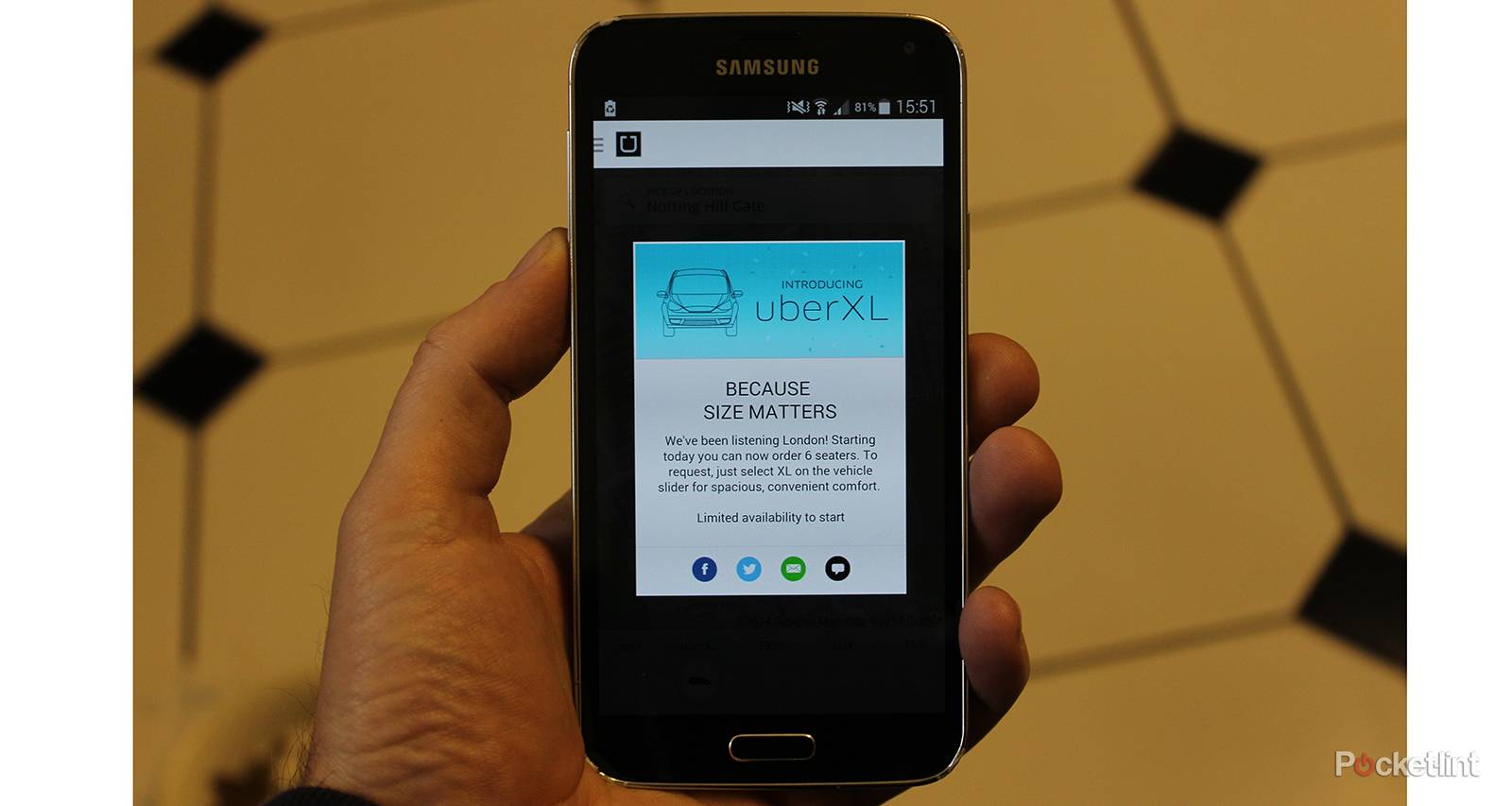 Uber goes big with UberXL large cars on call now