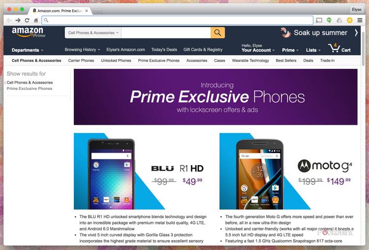 Amazon will cut prices on Android phones displaying its lock screen ads