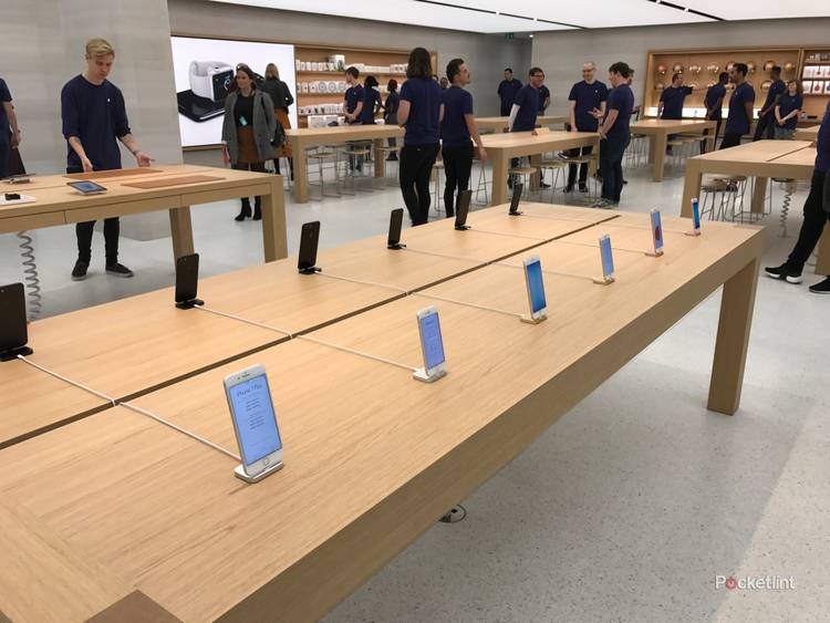 An amazing look inside the new Apple Regent Street store: Trees, marble ...