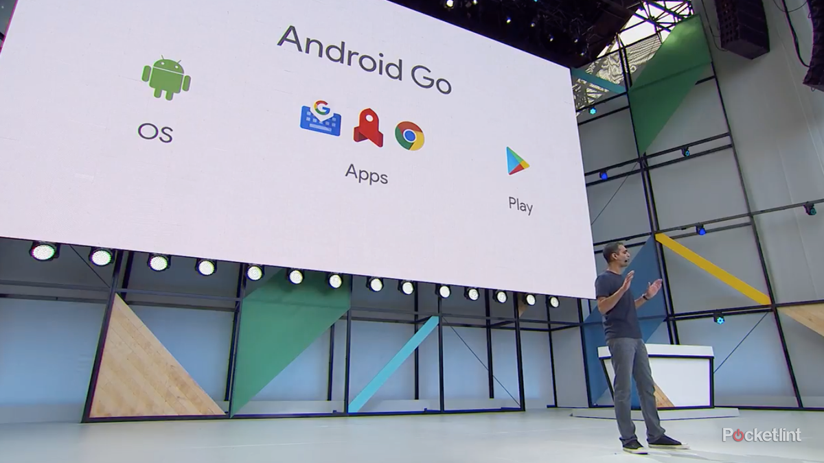 What is Android Go, what does it feature, and which devices run it?